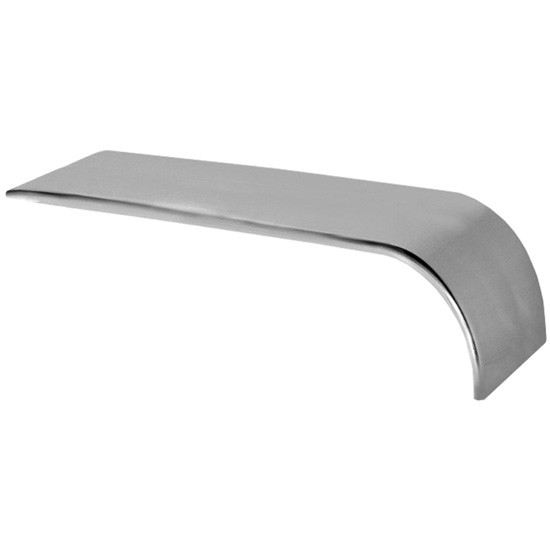 Merritt Aluminum Extended Rear Half Fender, 139 in. L X 25 in. W X 16 ...