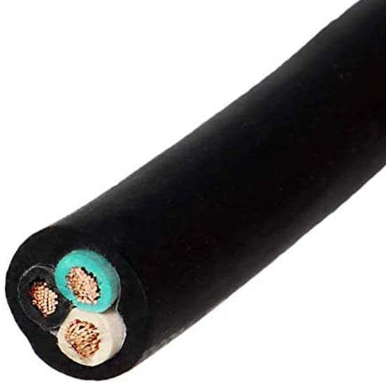 14/3 Black Rubber SJO Cord Coded Wire/ Cable - 4 State Trucks