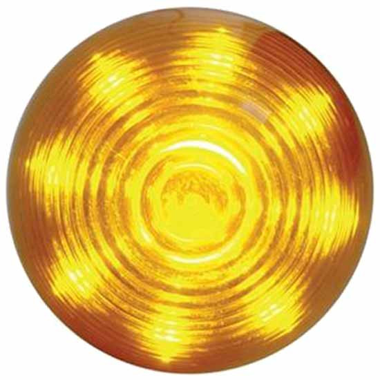9 LED 2 Inch Round Beehive Clearance Marker Light - 4 State Trucks