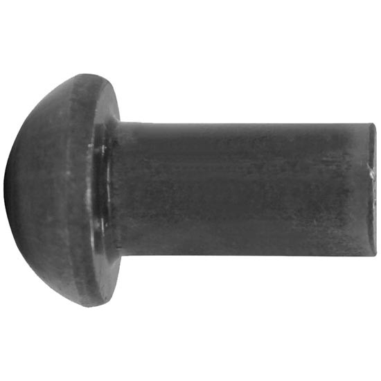 1 Inch Steel Round Head Rivet - 1/2 in OD - 4 State Trucks