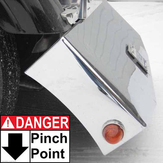 Kenworth W900B, W900L Premium Bumper Flip Kit For 20-22 Inch Blind ...