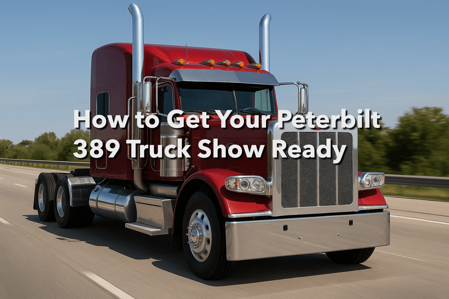The Ultimate Guide to Customizing Your Peterbilt 389 Truck - 4 State Trucks