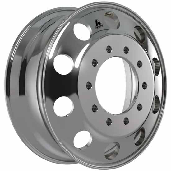 Accuride Accu-Lite Hub Pilot Wheel 24.5 x 8.25 Aluminum - Ultra Finish ...