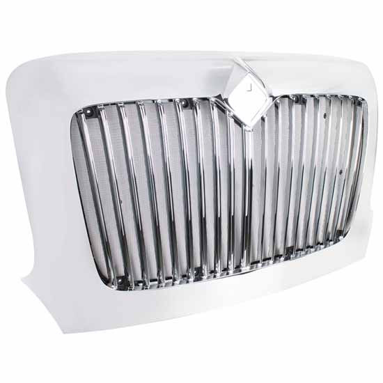 Chrome Plastic Grille With Bug Screen For International 8500 & 8600 ...