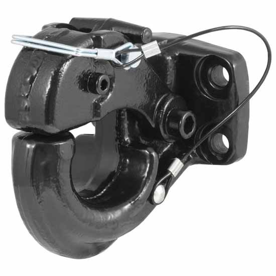 Pintle Hook W/ Spring-Loaded Locking Arm - Rated To 30,000 Lbs. GTW - 4 ...