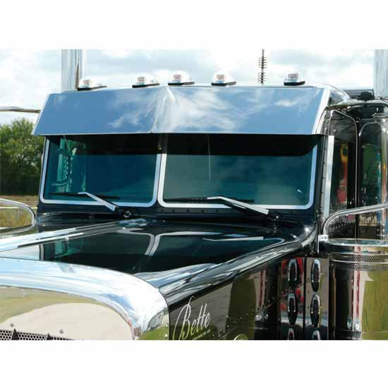 Turnpike Truck Trim Stainless Steel Windshield Trim For Peterbilt 300 ...