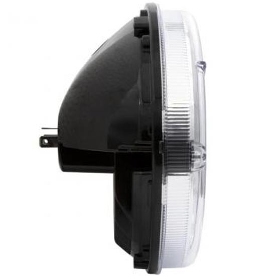 7 Inch Round High/Low Beam 12 Diode LED Headlight With MaxxHeat Heated ...