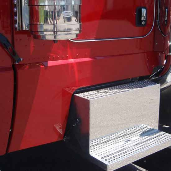 4 Inch Wide Stainless Steel Blank Cab-Cowl Panels For Peterbilt 389 ...
