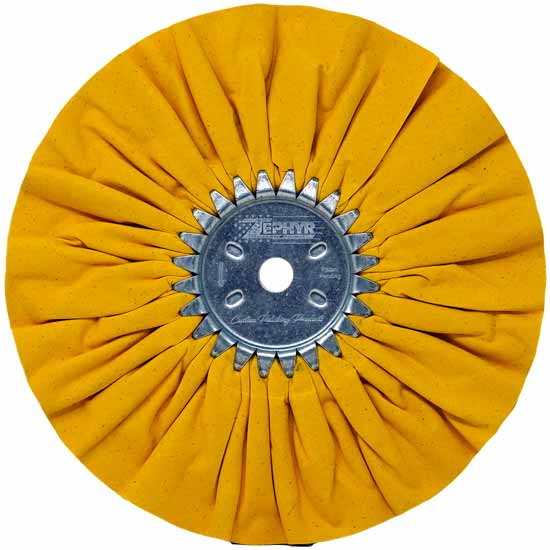 10 Inch Mill Treated Primary Cut Airway Buffing Wheel - Yellow - 4 ...