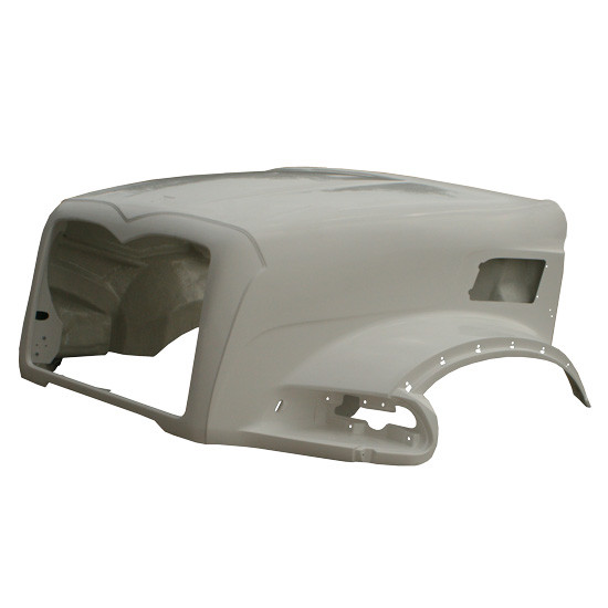 BESTfit Fiberglass Hood Shell W/ Hinge Bar Replaces 23243052 For Mack ...