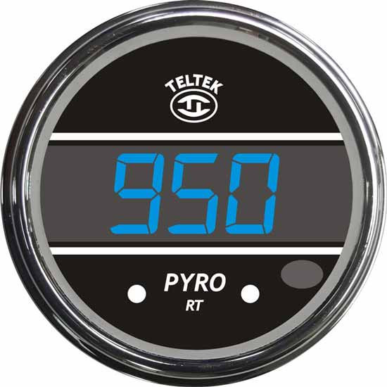 2 1/16 Inch Blue Digital Pyrometer Gauge With Bezel For Kenworth ...