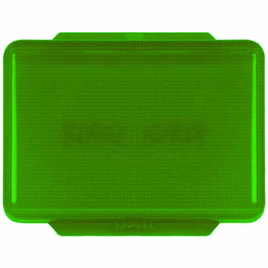 Green Acrylic Rectangular Dome Light Lens, 2 7/8 x 2 1/6 Inch For ...