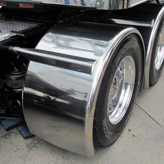 Stainless Steel Single Axle Fender Mounting Kit - Triangle Mounts - 4 ...