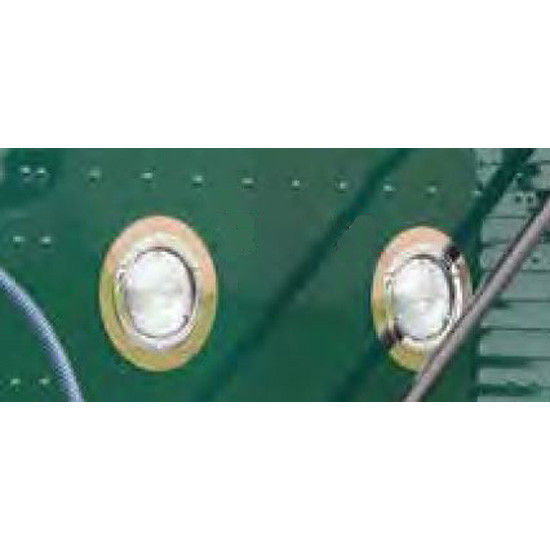 Stainless Steel Trim For Load Lights Back Of Sleeper For Kenworth T680 ...