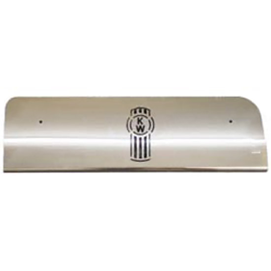 Stainless Steel Flush Mount Fender Shield W/ Kenworth Logo For W900L ...