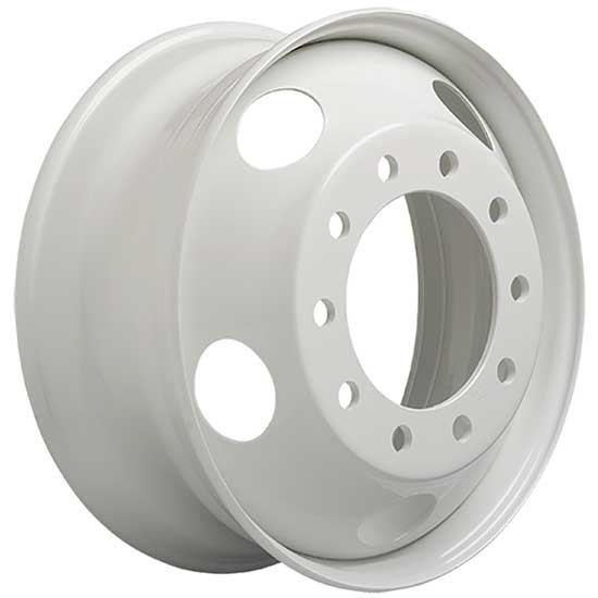 Accuride Hub Pilot Wheel 24.5 X 8.25 Inch White Steel - 5 Hand Holes ...