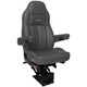 Seats Inc. Legacy Silver Seat W/ High Back, STD Base, Armrests ...