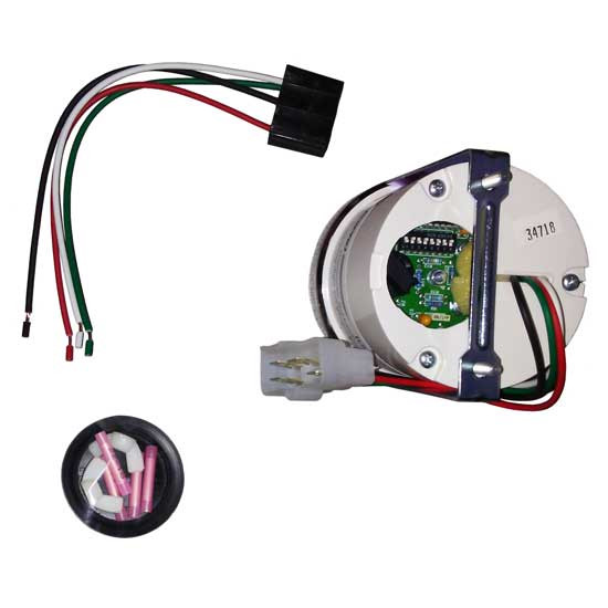 3.375 Inch Chrome Electric Speedometer 120 MPH, By Isspro - 4 State Trucks