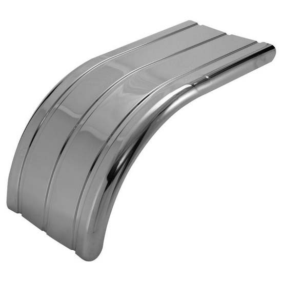 Merritt Aluminum Ribbed Half Fender W/ Ribs 24 X 25 X 52 Inch - 4 State ...