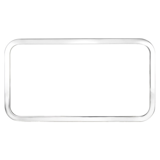 Peterbilt 19 X 36 Inch Stainless Steel Rear Sleeper Window Trim - 4 ...