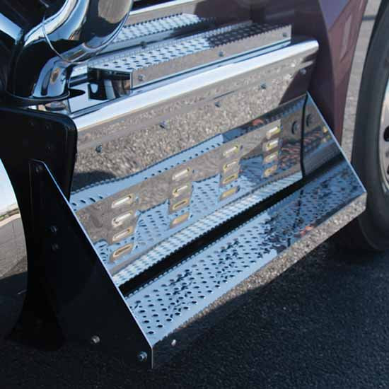 41.125 Inch Stainless Steel DPF Cover With Steps & Gusset Trim ...