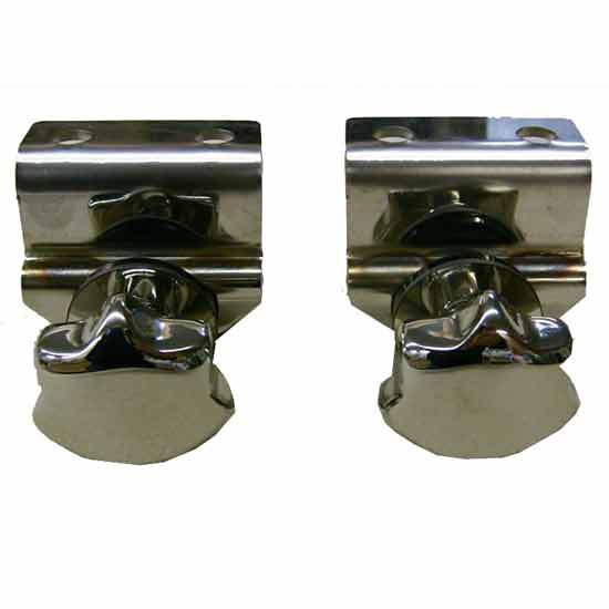 Stainless Steel Tool & Battery Box Latch Delete Kit With Knobs - 4 ...