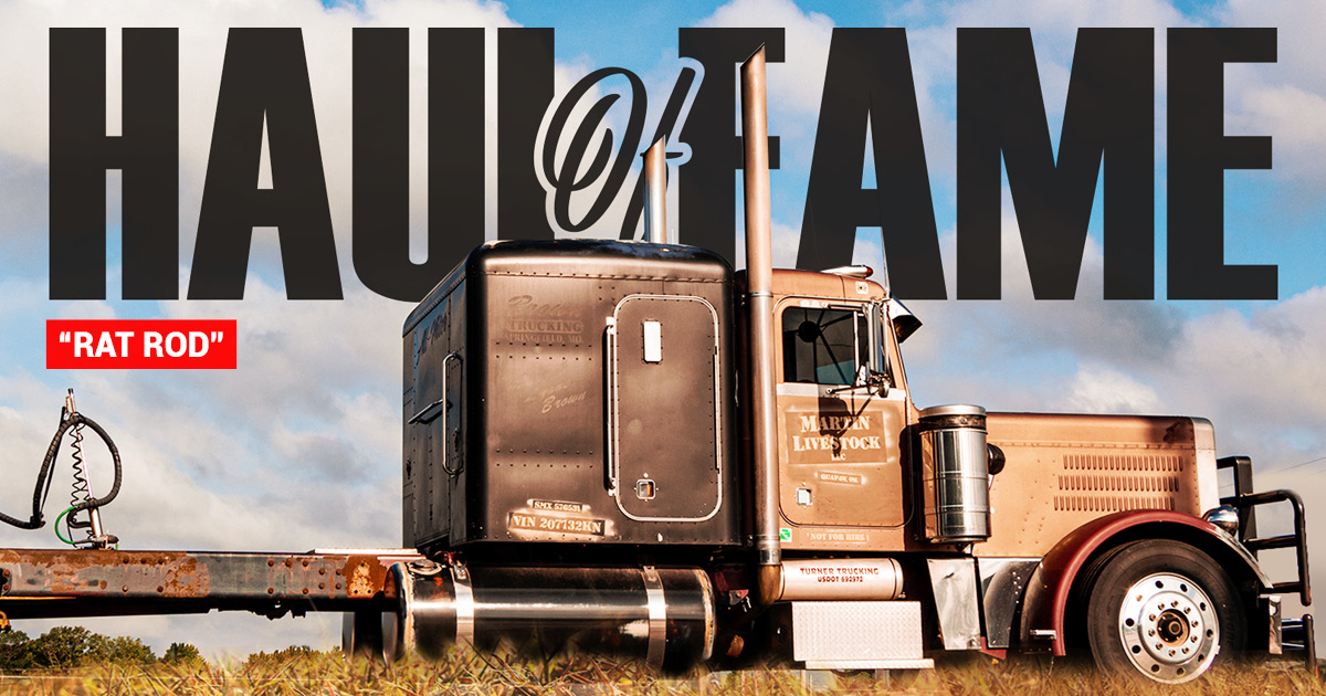 Haul of Fame: The Rat Rod (Custom-Built Peterbilt 359) - 4 State Trucks