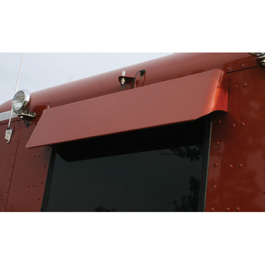 CSM 9 X 42 Inch Aluminum Straight Rear Drop Window Visor For Peterbilt ...