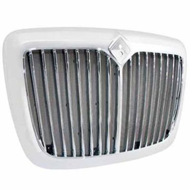 Chrome Grille W/ Bug Screen For International ProStar - 4 State Trucks