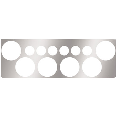 12 Inch 304 Stainless Steel Rear Center Panel W/ 6 - 4 Inch, 6 - 2 Inch ...