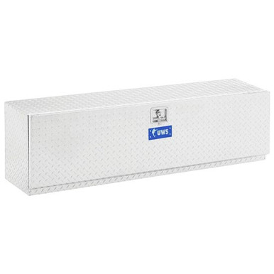 Bright Diamond Plate Aluminum Topside Truck Tool Box W/ Single Door- 48 ...