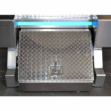14.5 X 24 X 24 Inch Diamond Plate Aluminum Logger Box - 4 State Trucks