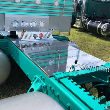 304 Stainless Steel 12 Inch On-Top Air Line Box - 4 State Trucks