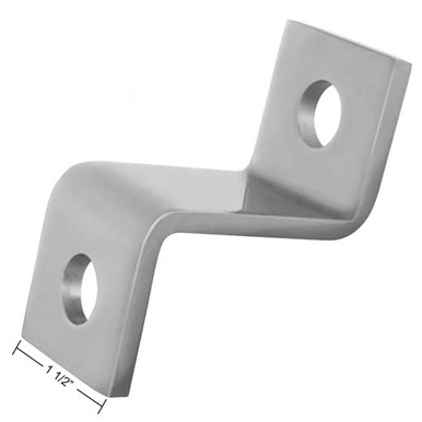1.5 X 2 X 1.5 Inch Chrome Heavy Duty Z Mounting Bracket - 4 State Trucks