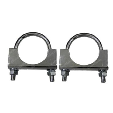 2.125 Inch Chrome Fender Mounting Clamps - 4 State Trucks