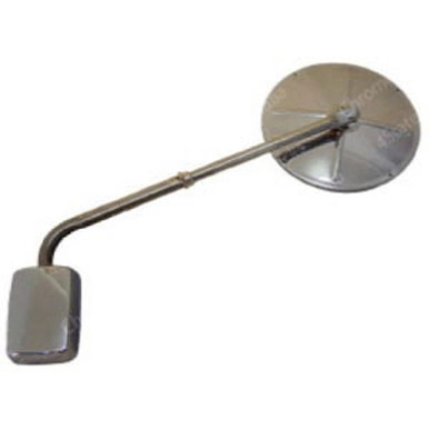 8 1/2 Inch Stainless Steel Fender Mirror With Single Arm - 4 State Trucks