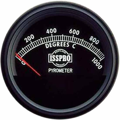 Isspro 3 Inch Type J Pyrometer Kit 0-1000F W/ Black Bezel, Black Face ...