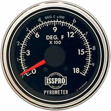 3 Inch Pyrometer Gauge Kit, 0-1800 Degrees, By Isspro - 4 State Trucks