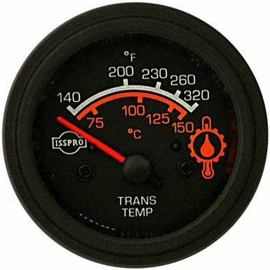 Isspro 2 Inch Electric Transmission Temperature Gauge 140-320F W/ Black ...