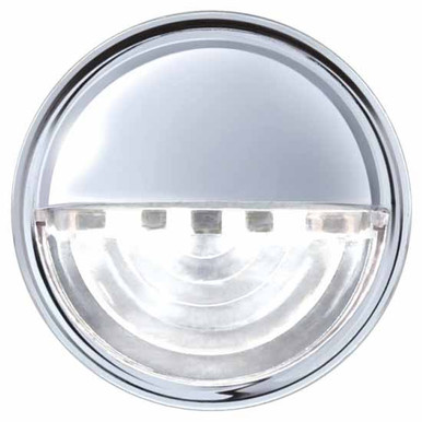 Round White LED License Plate Light, 4 Diode - 4 State Trucks