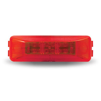 1 X 4 Inch LED Rectangular Red Marker Light W/ 12 Diodes - 4 State Trucks