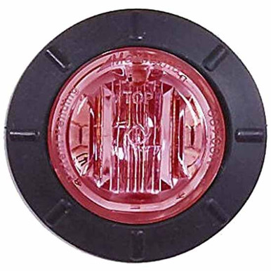 Maxxima 1.25 Inch Bulkhead Light, Grommet Mount - Red LED / Red Lens ...