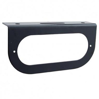 Oval Light Bracket W/ Flange - Black - 4 State Trucks