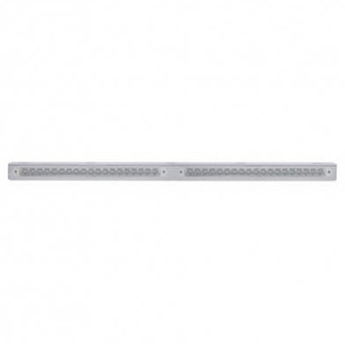 25.3125 Inch Stainless Light Bracket With Two 19 LED 12 Inch Light Bars ...