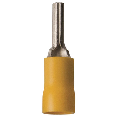 12-10 AWG Yellow Vinyl Pin Terminal - 8 PCS - 4 State Trucks