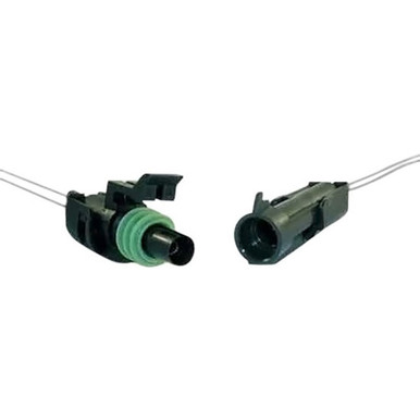 Weather Pack Single Cavity Pigtail Assembly W/ 14 AWG Wire Leads - 4 ...