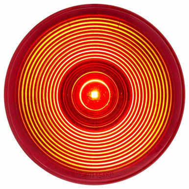 4 Inch Round LED Light - Red - 4 State Trucks