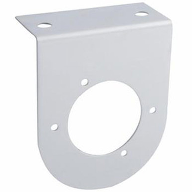 Stainless Steel L Shaped Light Bracket With 3 Inch Cutout - 4 State Trucks