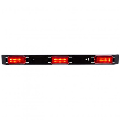 17 Inch Identification Red LED Light Bar - 4 State Trucks
