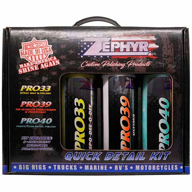 Zephyr Quick Detail Polishing Kit W/ Pro33, Pro39, Pro40 & 3 Micro ...